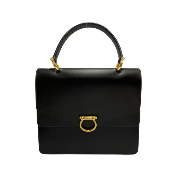 Celine | Bags | Celine Vintage Logo Hardware Leather Genuine Handbag ...
